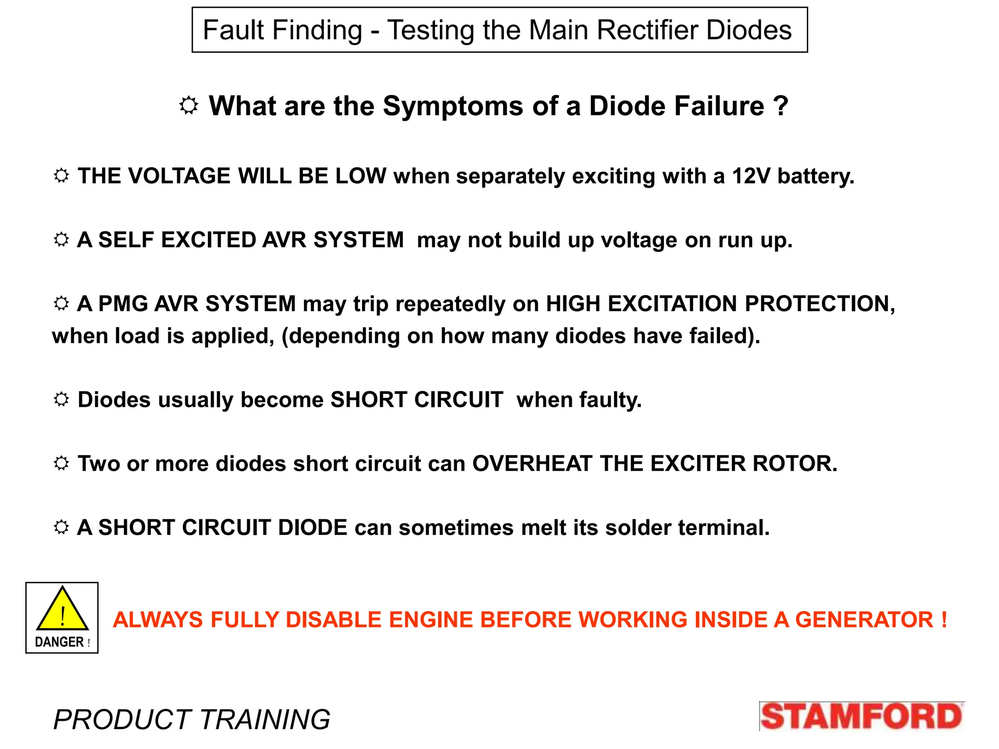 Alternator-FAULT-FINDING-stamford alternator | PPT