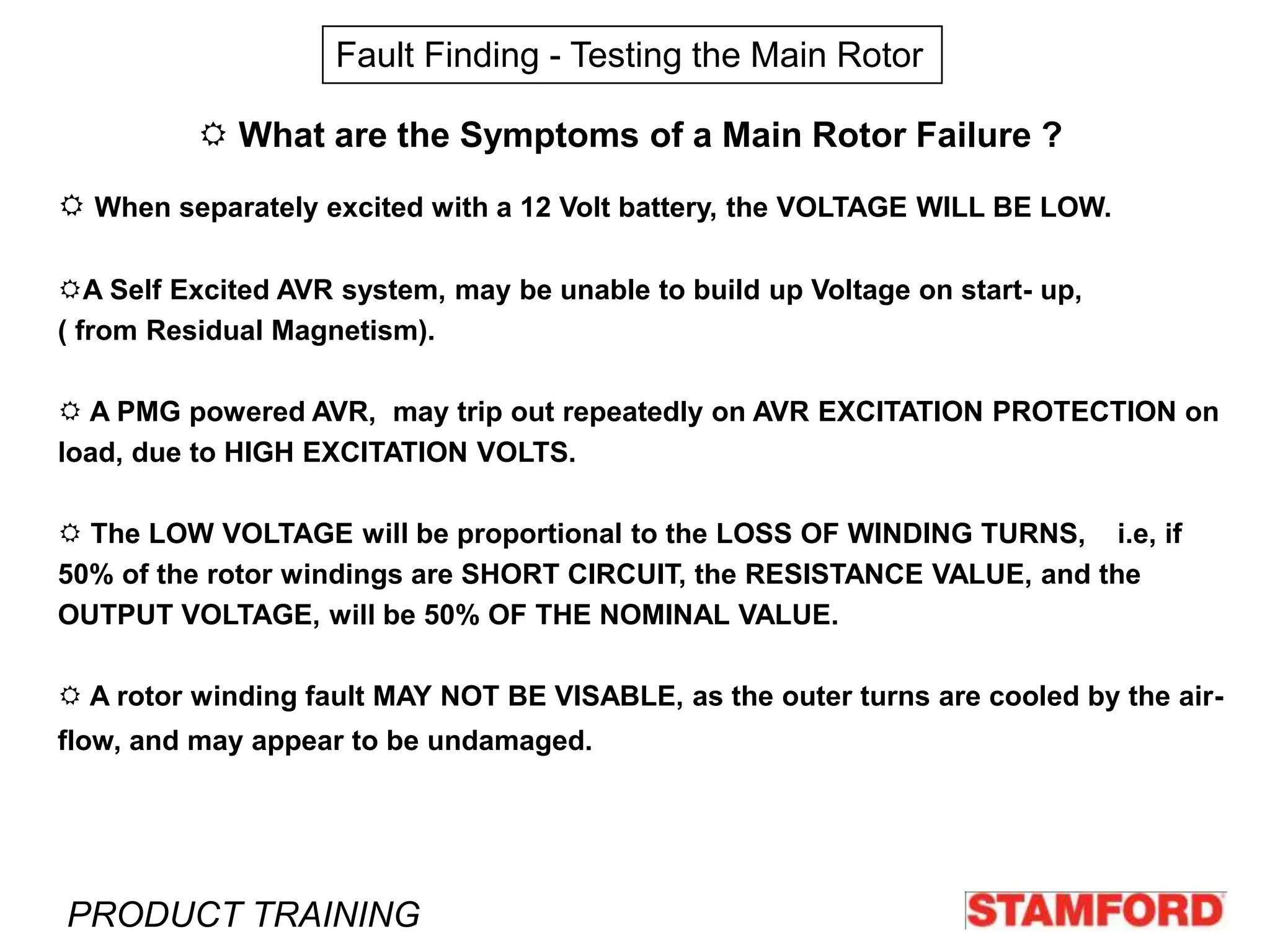 Alternator-FAULT-FINDING-stamford alternator | PPT