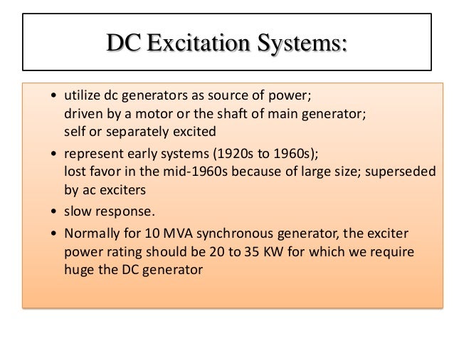 Alternatorexcitation