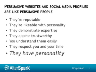 Digital Persuasion Equation - science online influence | PPT