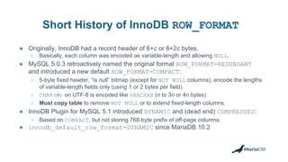 ALTER TABLE Improvements in MariaDB Server | PPT