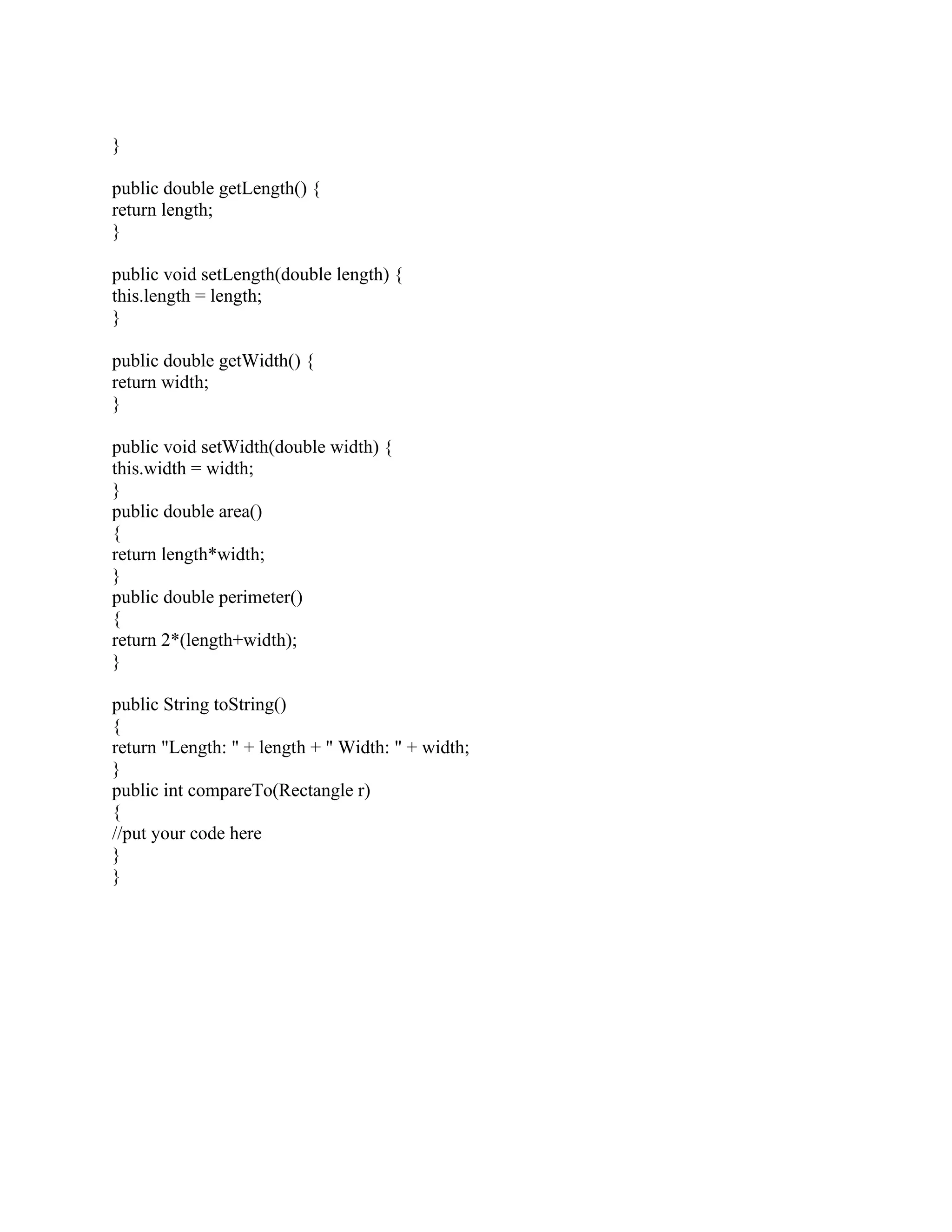 Alter your Rectangle class to include compareTo and make any other mod.pdf