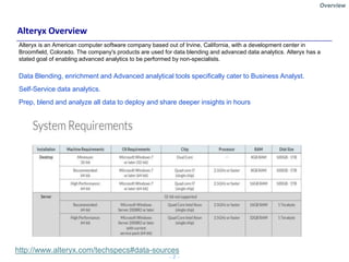 Alteryx Architecture | PPTX