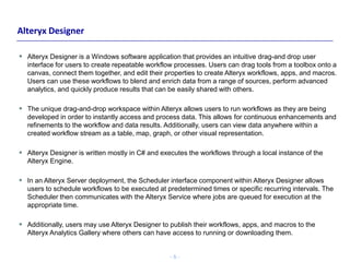 Alteryx Architecture | PPTX