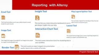 Alteryx -a data analytics automation tool | PPTX