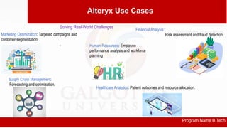 Alteryx -a data analytics automation tool | PPTX