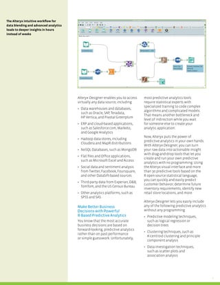 Alteryx Desktop Designer Overview | PDF