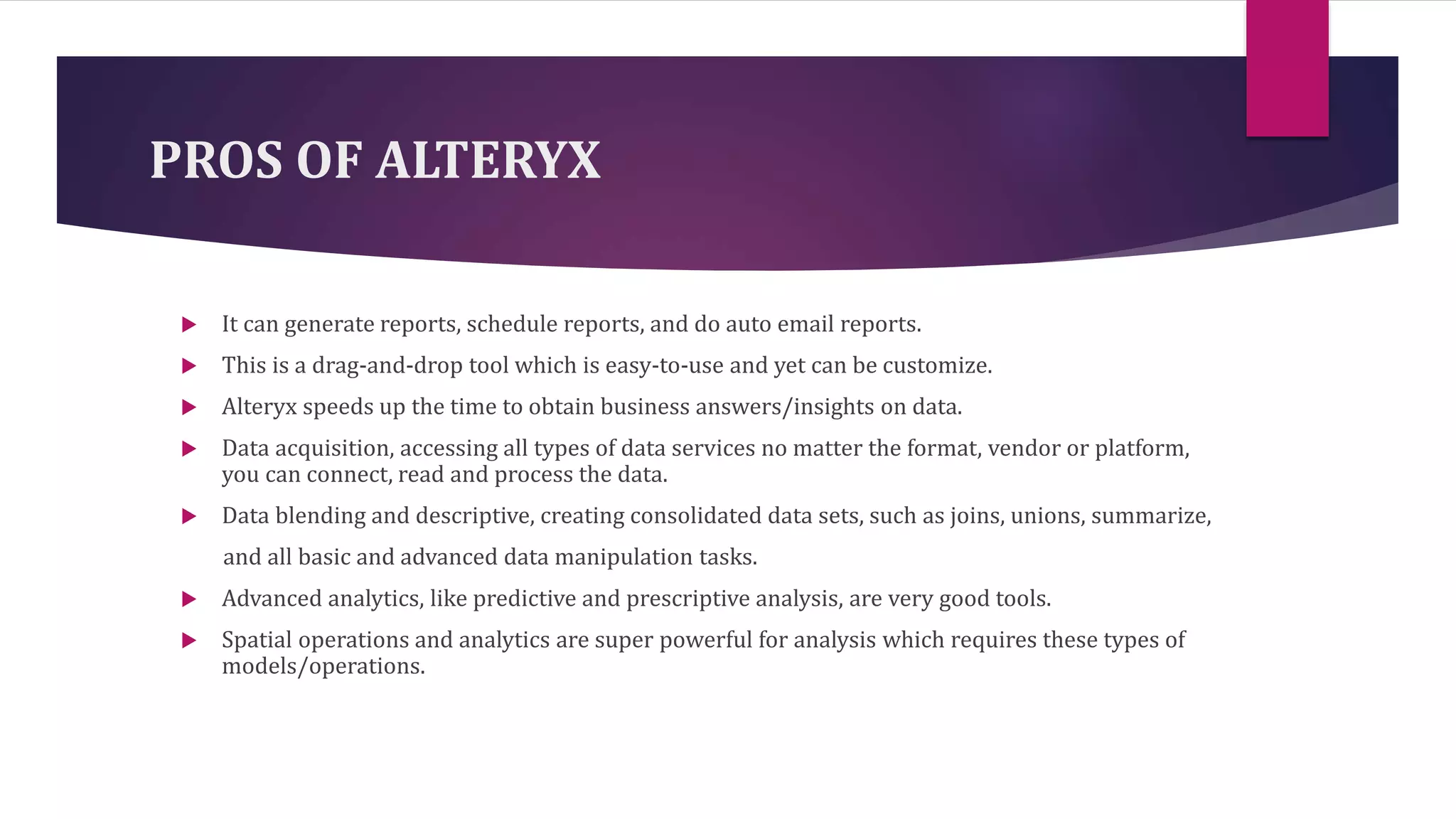 Alteryx Presentation | PPTX