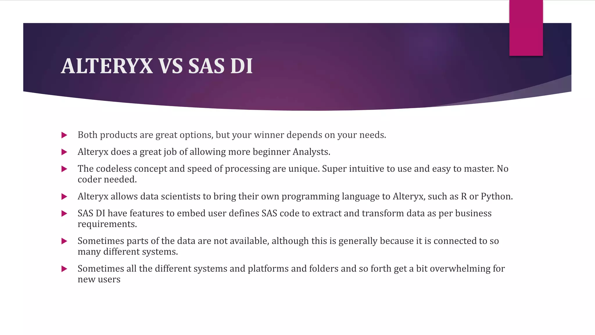 Alteryx Presentation | PPTX