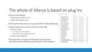 Alteryx SDK | PPT