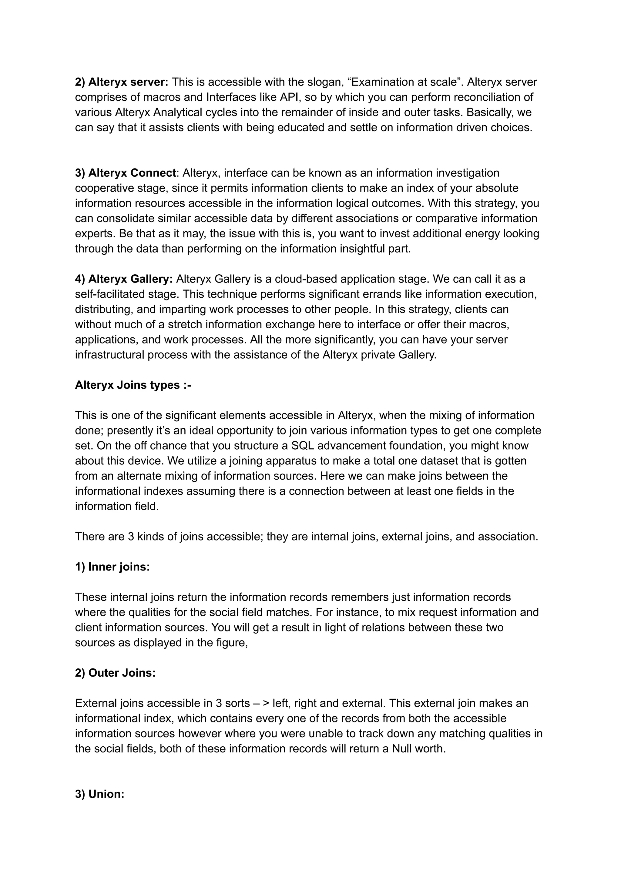 Alteryx Tutorial Step by Step Guide for Beginners | PDF