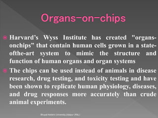 Alternative methods to animal testing: review | PPTX