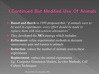 Alternative methods to animal testing: review | PPTX