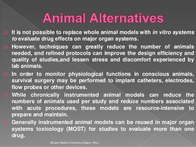 Alternatives To Animal Testing