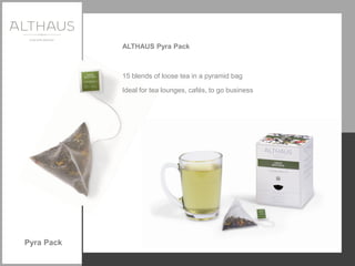 NT Bolero is a distributor Althaus teas for Serbia. | PPT