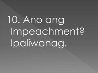 Ang Sangay Tagahukom | PPT