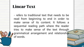 Grade 7- Linear and Non-Linear Text.pptx