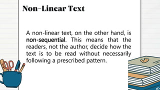 Grade 7- Linear and Non-Linear Text.pptx
