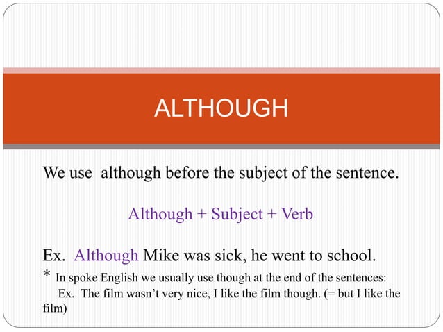ALTHOUGH,etc.ppt