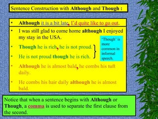 Although though eventhough | PPT