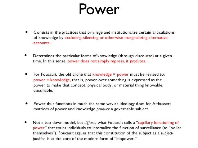 Foucault Discourse And Power