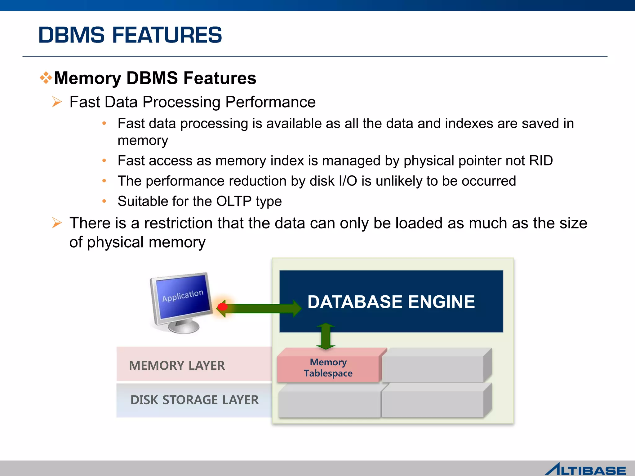 [Altibase] 1-1 memory dbms | PPT | Free Download