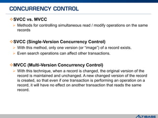 [Altibase] 6 what is the mvcc | PPT