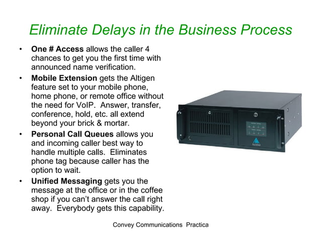Altigen Business Process Impact | PPT