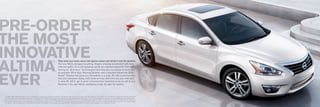 2012 Nissan Altima Brochure | PDF