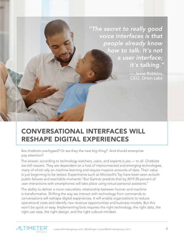 The Conversational Business [REPORT PREVIEW] | PDF