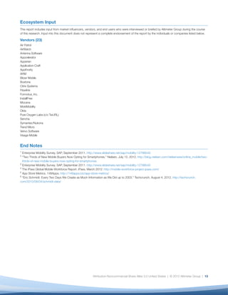 [Report] Building a Solid Platform for Enterprise Mobility: Introducing ...