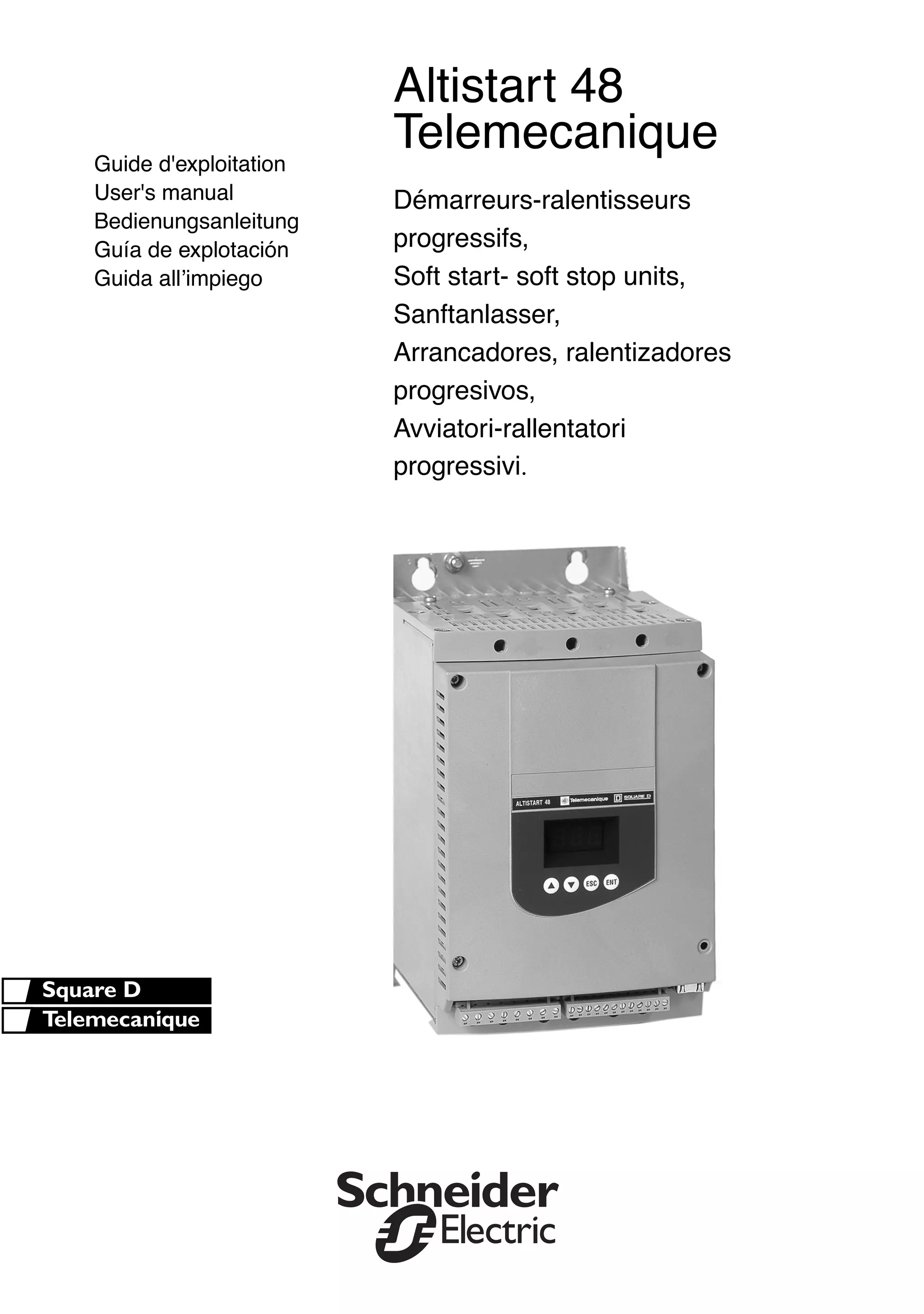 Altistart 48 user manual | PDF
