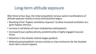 cardiovascular disease in Altitude and cold weather | PPTX