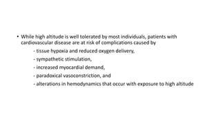 cardiovascular disease in Altitude and cold weather | PPTX