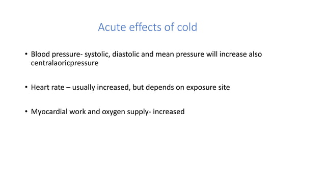 cardiovascular disease in Altitude and cold weather | PPT
