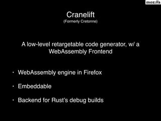 Altitude San Francisco 2018: WebAssembly Tools & Applications | PPT