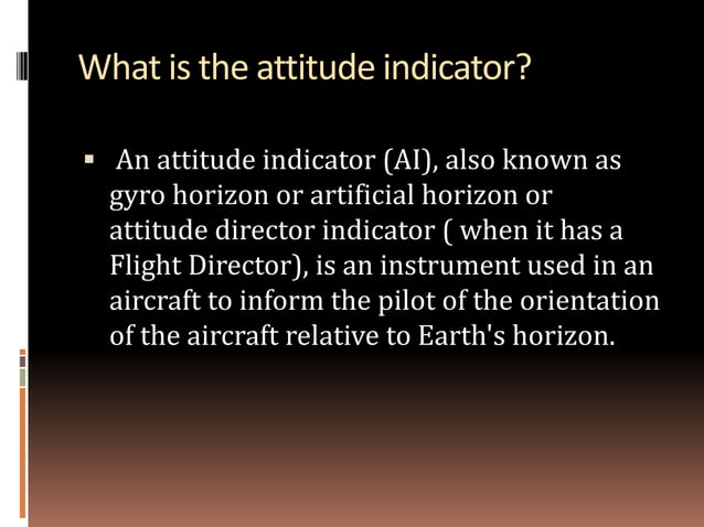 Altitude indicator | PPT