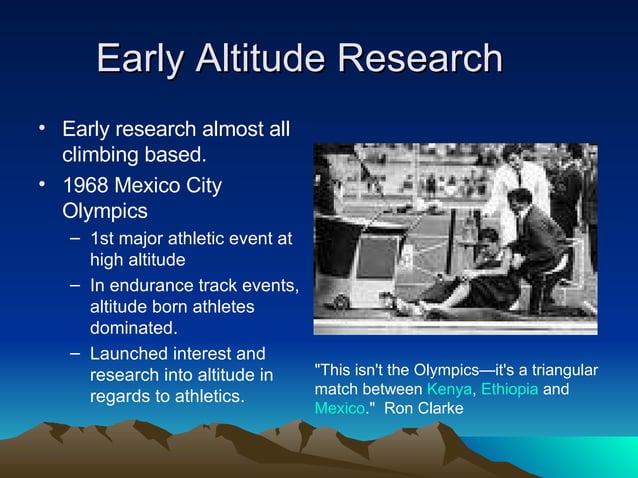 Altitude Training | PPT