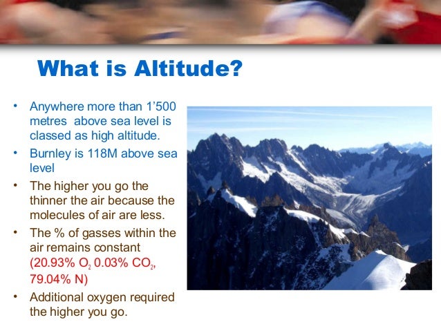 Altitude training - PNF - RER - Plyometrics