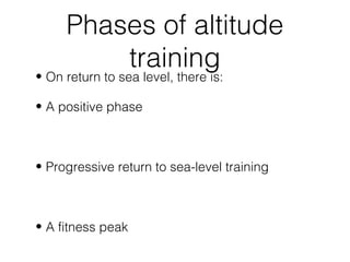 Altitude training and periodisation | PPT