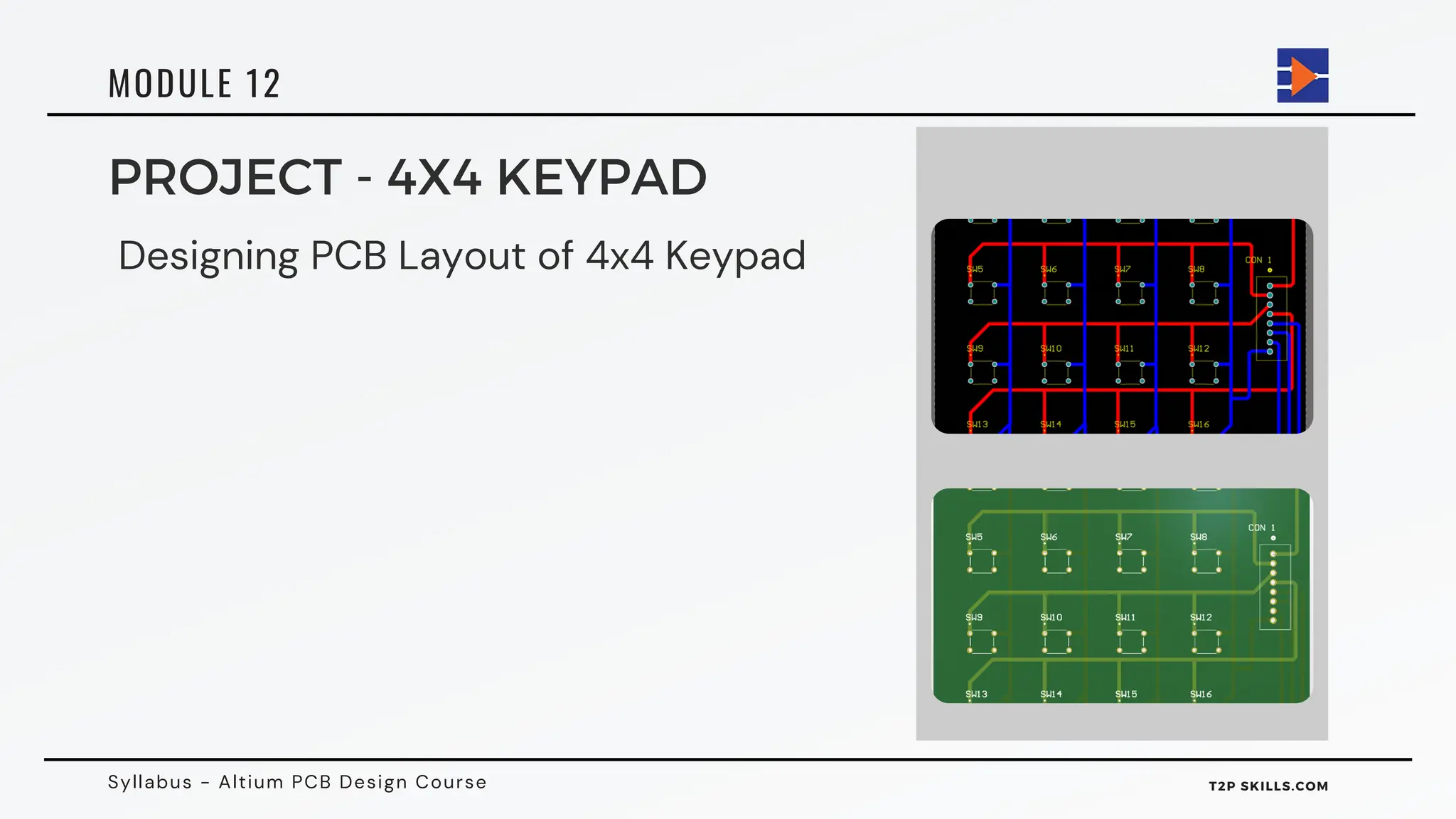 Altium PCB Design Course Syllabus (T2P Skills) .pdf