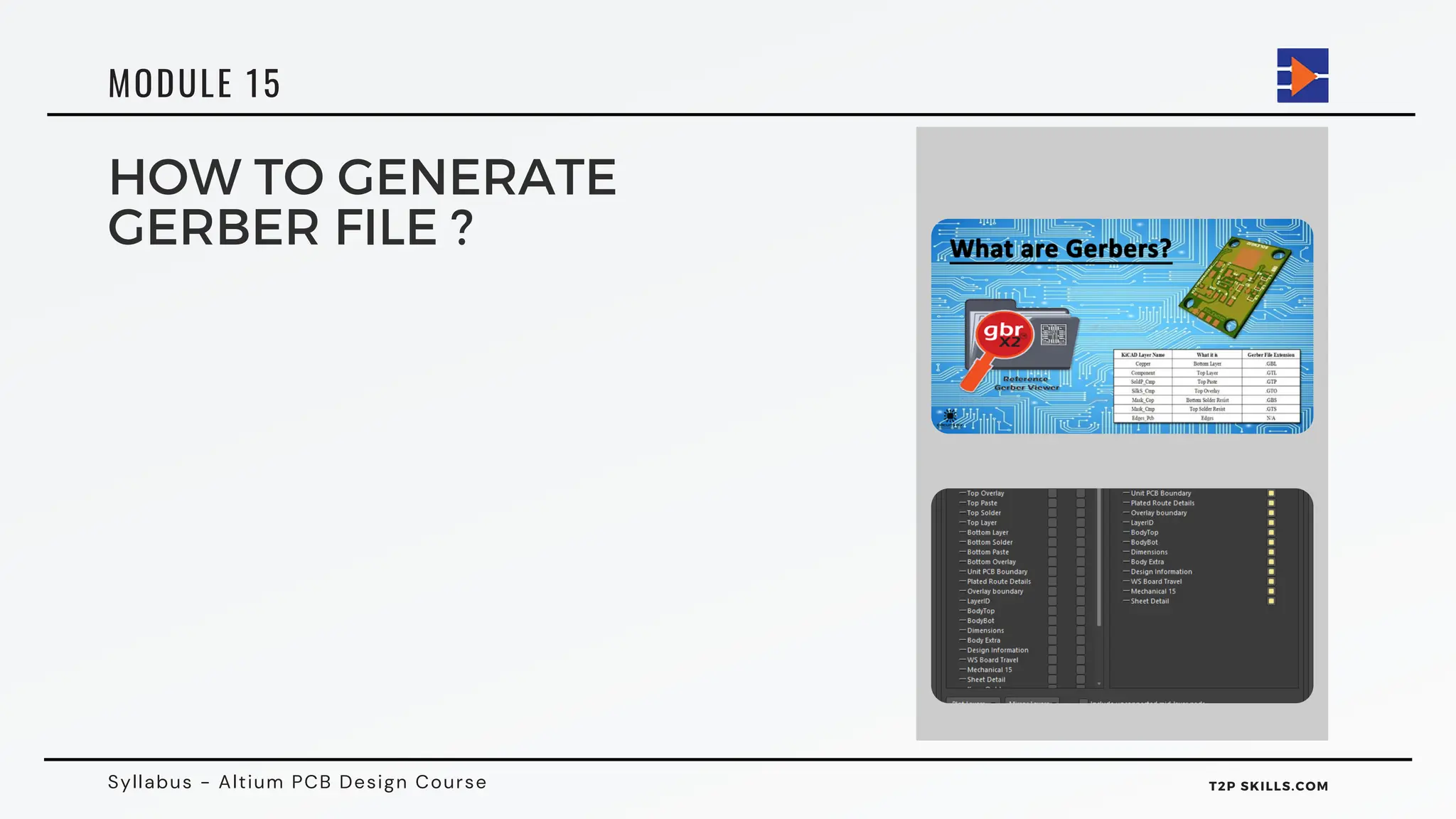Altium PCB Design Course Syllabus (T2P Skills) .pdf