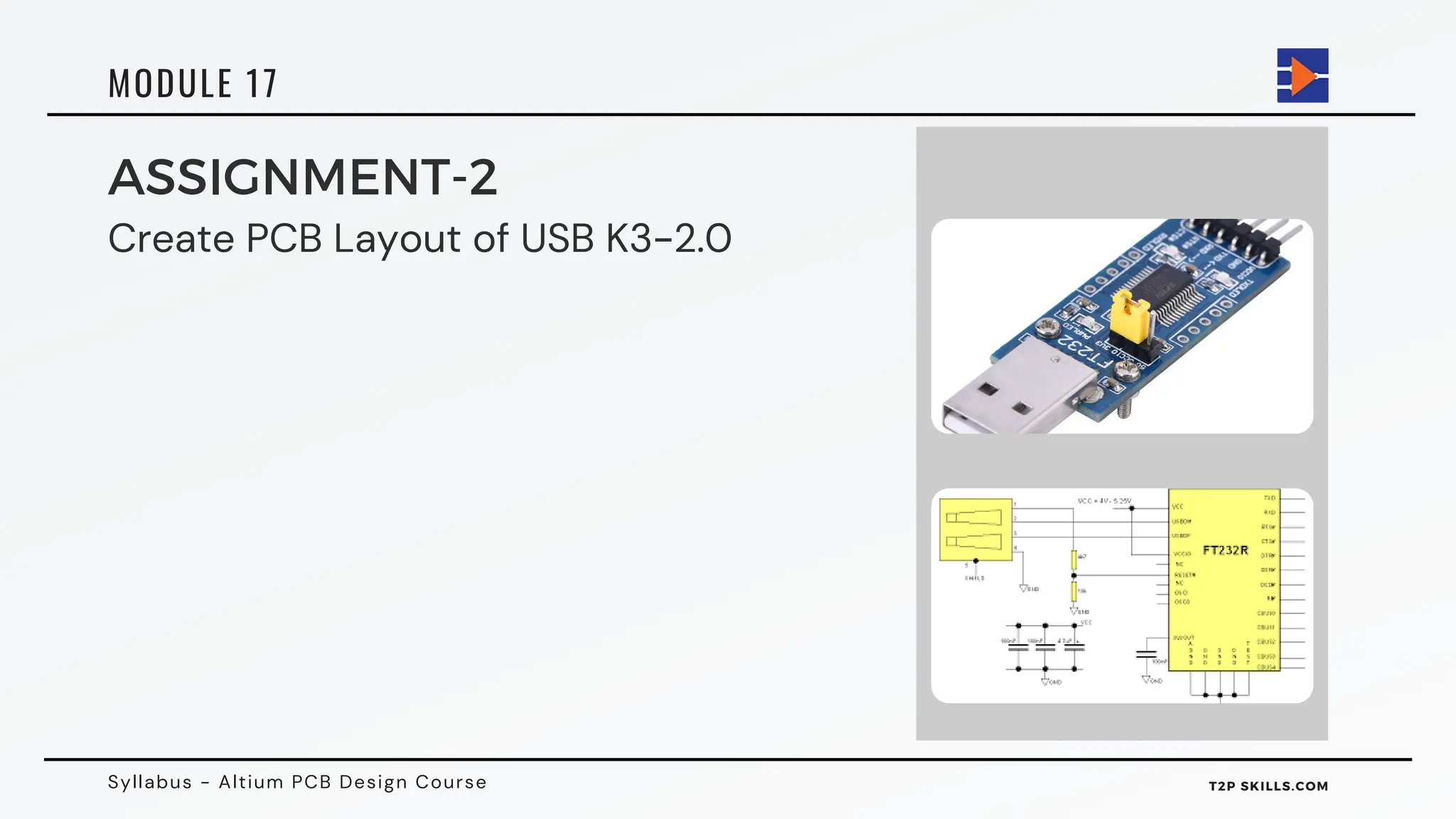 Altium PCB Design Course Syllabus (T2P Skills) .pdf