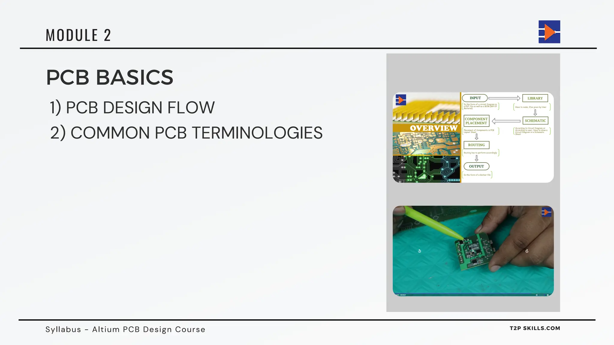 Altium PCB Design Course Syllabus (T2P Skills) .pdf