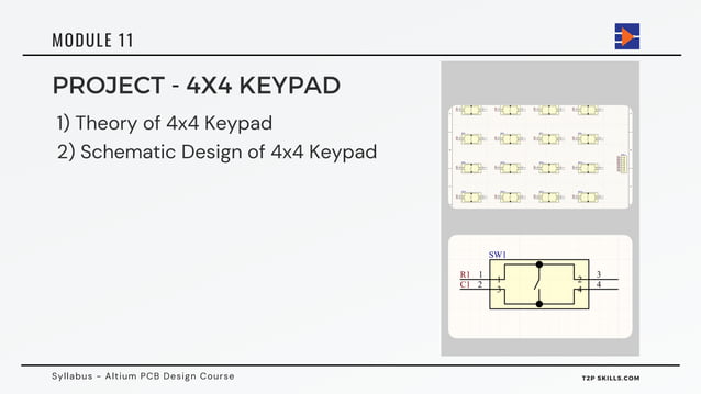 Altium PCB Design Course Syllabus (T2P Skills) .pdf