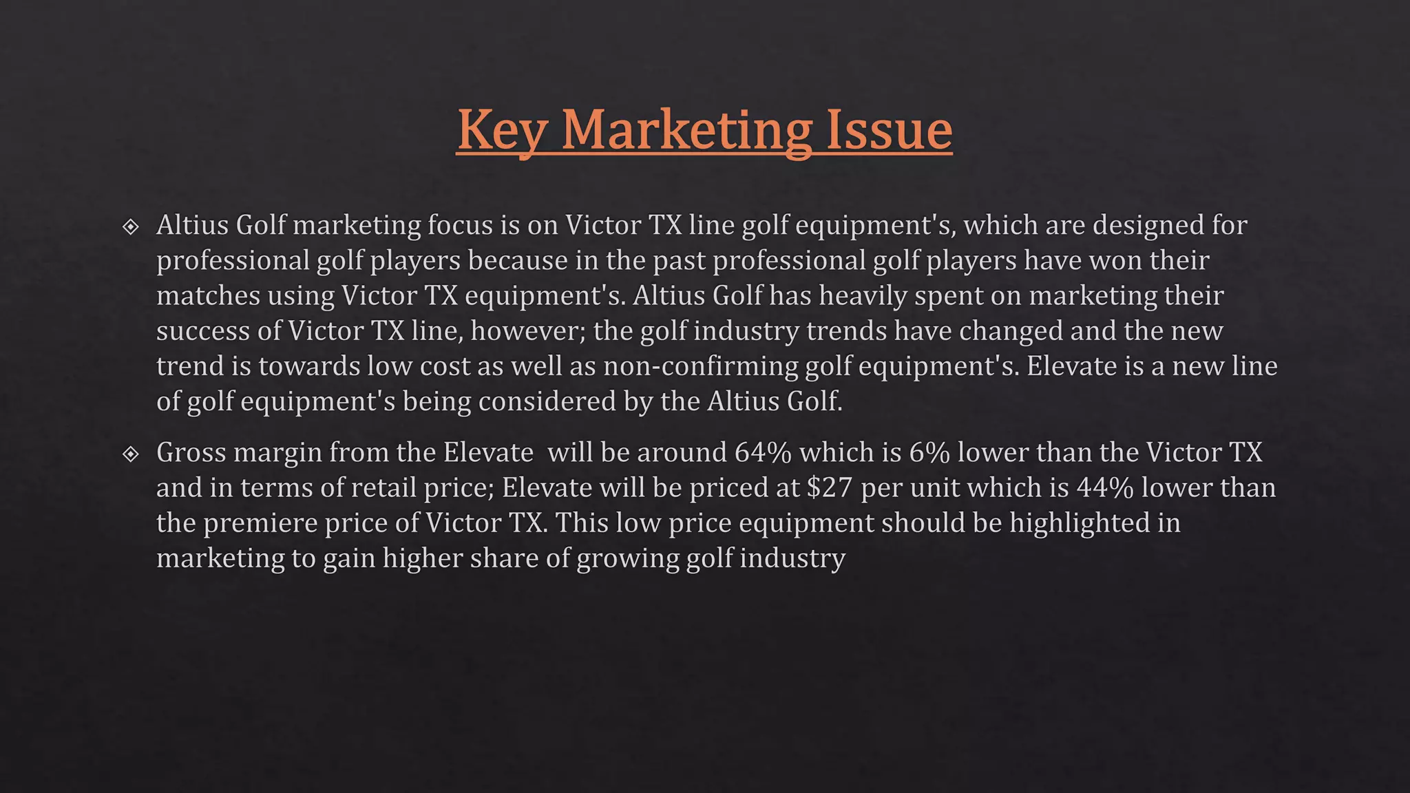 Altius golf and the fighter brand | PPTX