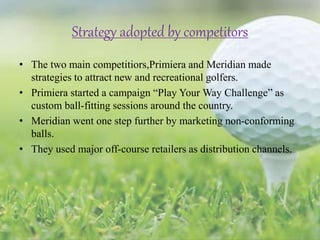 Altius golf and the fighter brand ppt | PPTX | Golf | Sports