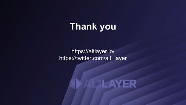 Layer Hack: AltLayer Workshop | PPT