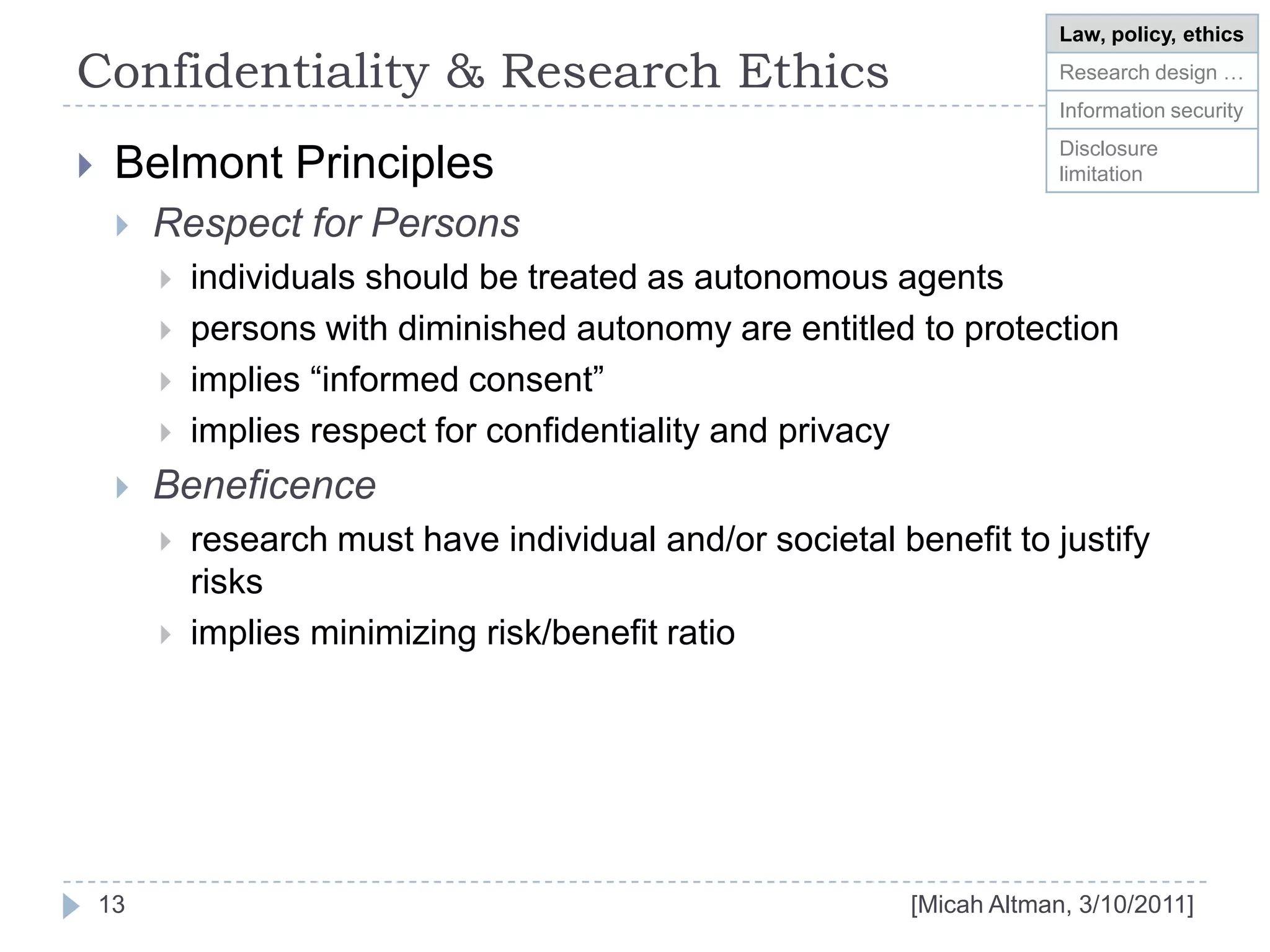 Managing confidential data | PPTX