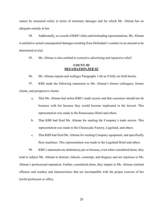 Counterclaims: Defamation, Tortious Interference & False Advertising | PDF